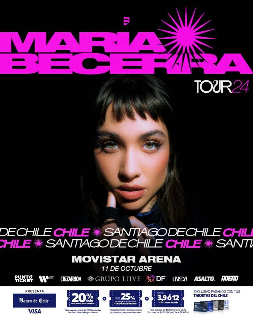 Maria Becerra estrena su nuevo single ‘Agora’, | setlist.cl